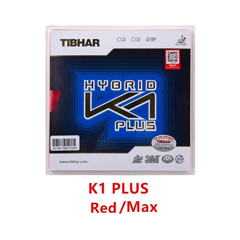 TIBHAR HYBRID K1 / K1 PLUS, резиновая липкая губка для наступления на предплечье, для настольного тенниса, пинг-понга