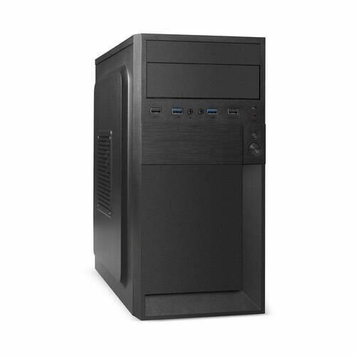 Компьютерный корпус ExeGate BAA-105U2-01-AA500 (EX291148RUS) черный - Mini Tower, Micro ATX, USB 3.2 Gen1 Type A
