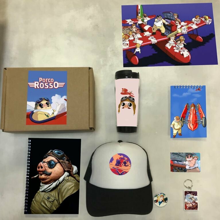 Бокс Порко Россо, Porco Rosso №3, Товары с нашими рандомными картинками