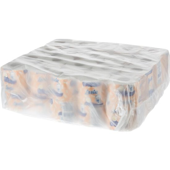 Туалетная бумага Lasla 1сл бел тисн перф 100%цел 54м 40рул/уп