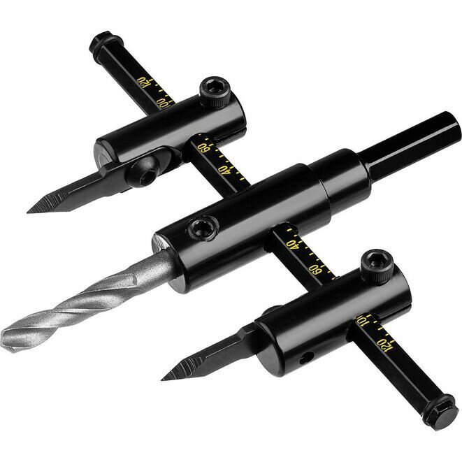 Сверло регулируемое "Балеринка", двурезцовое, по дереву, STAYER 30-120 мм