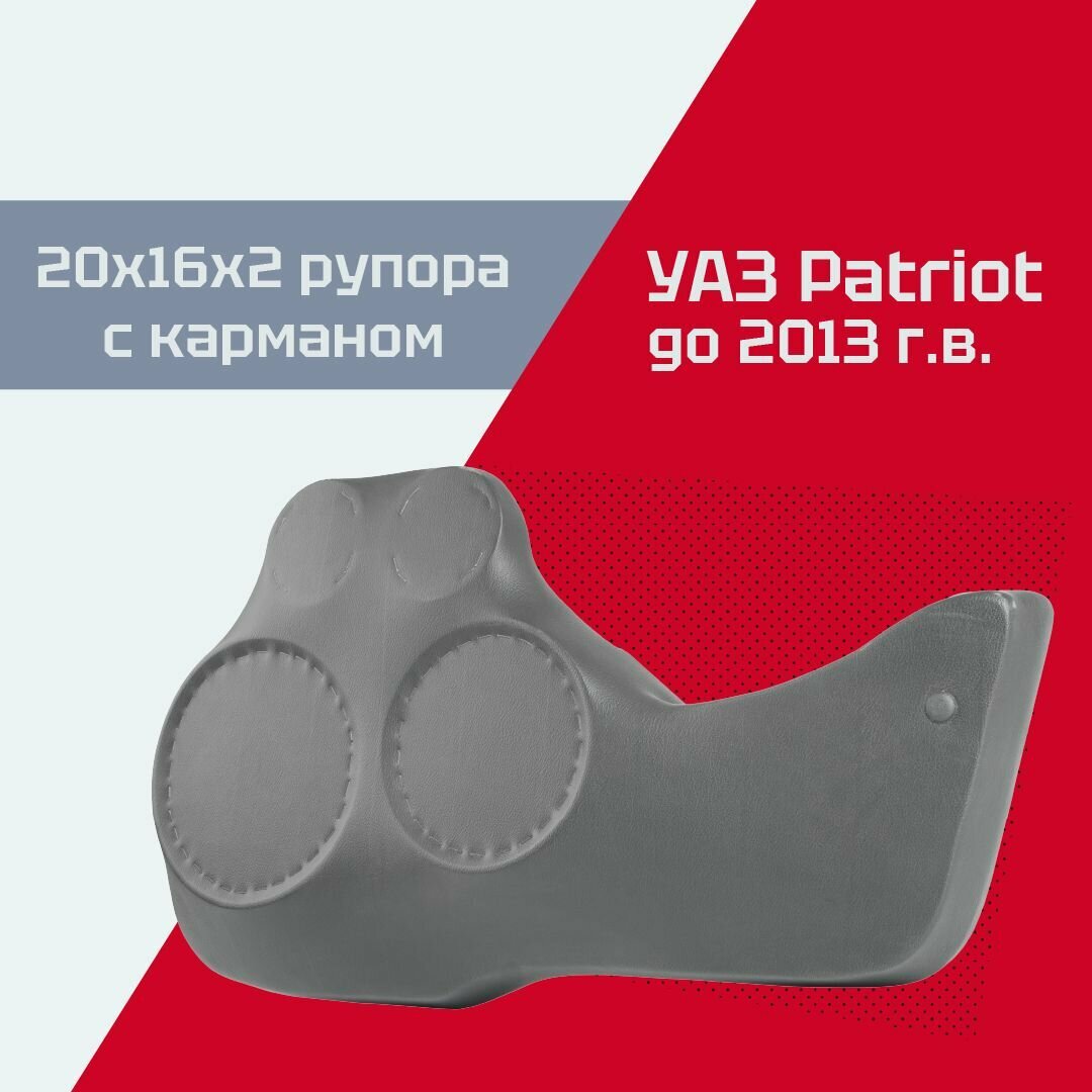Акустические подиумы УАЗ Патриот / УАЗ Patriot (20х16х2 рупорных твитера) /с карманом, до 2013 г. в.