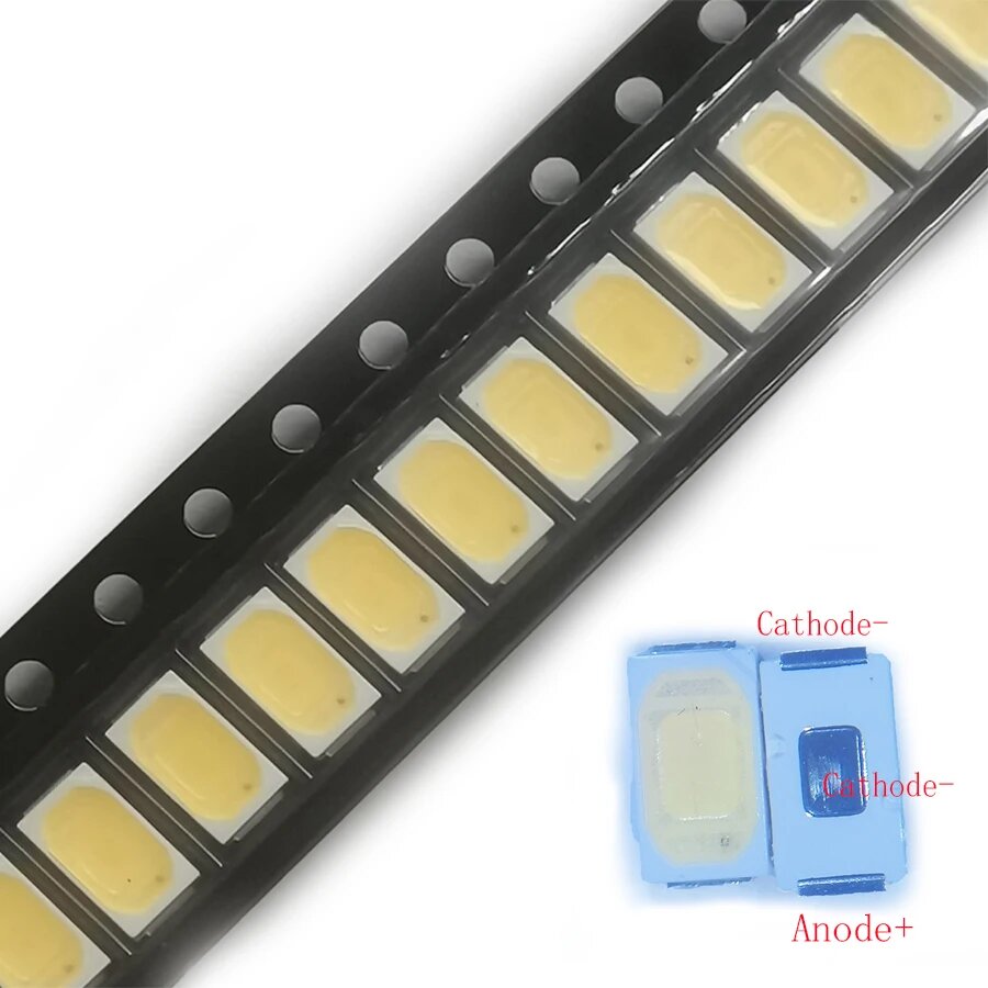 Светодиоды SMD 5730 3в холодного белого цвета для подсветки телевизора