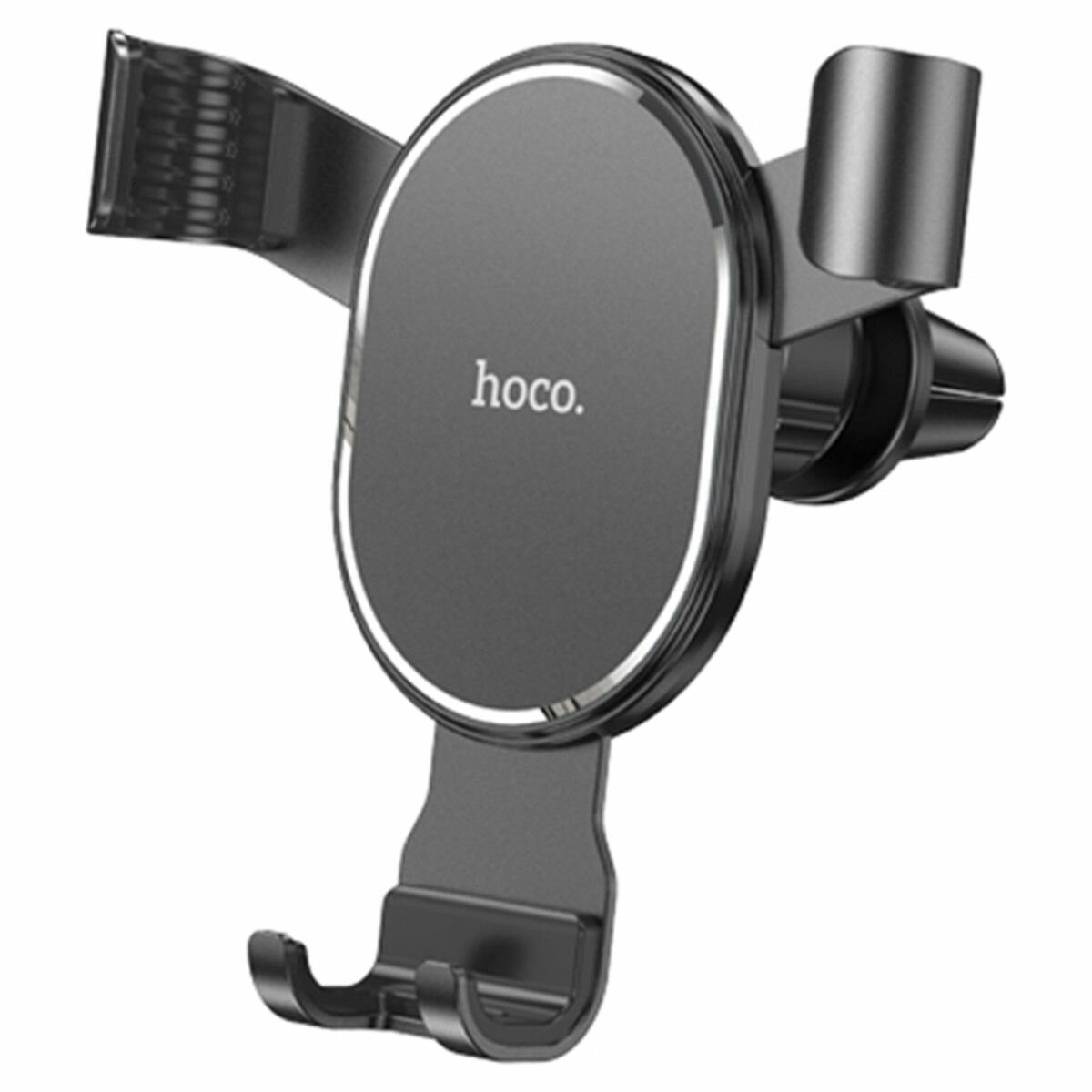 Держатель автомобильный Hoco CA56 Plus Armour metal, на дефлектор, черный