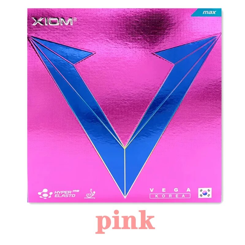 XIOM VEGA KOREA BLUE PINK резина для настольного тенниса 1pcs Pink