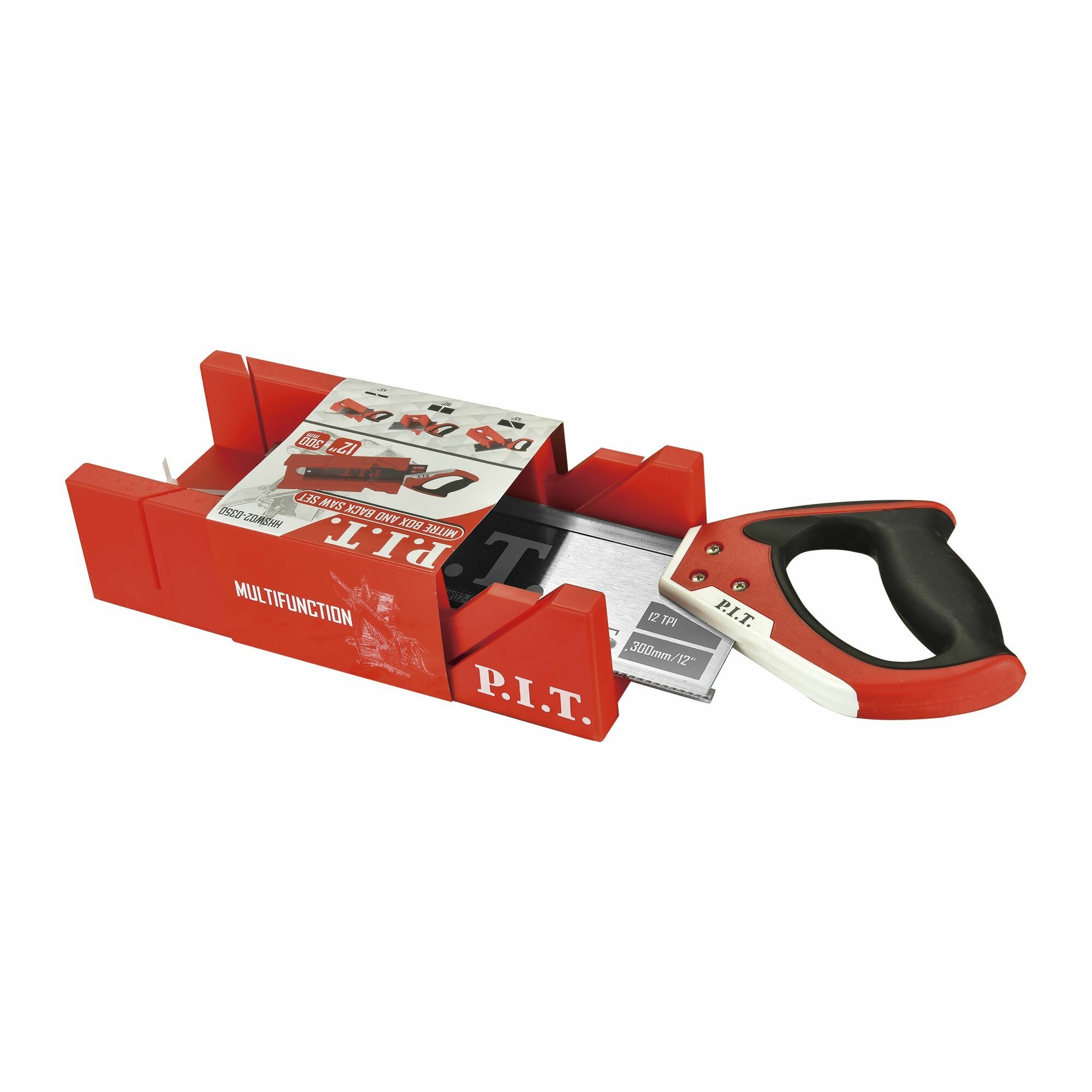 Ножовка по дереву со стуслом P.I.T. HHSW02-0350 (300 мм, 12TPI)