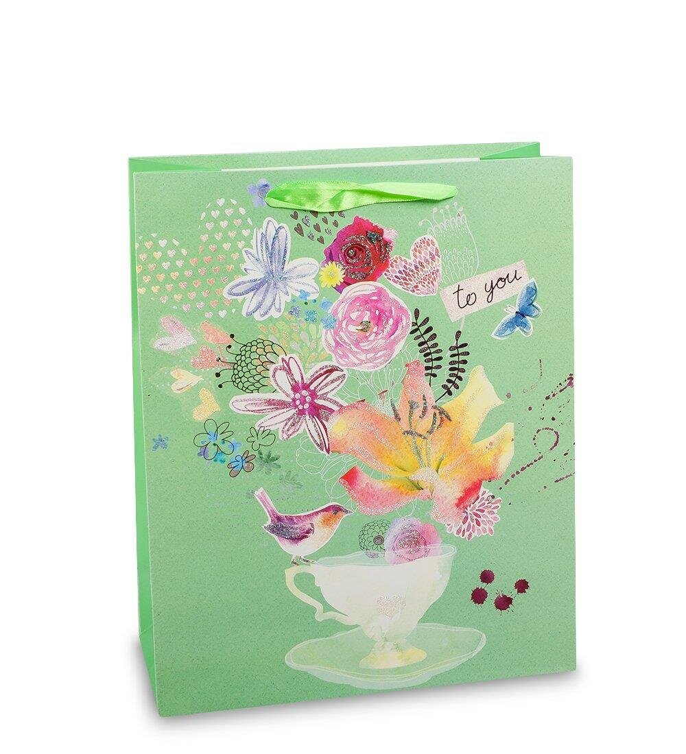 Пакет "Цветочная палитра" средний A2075966 Packing Symphony, Бумага