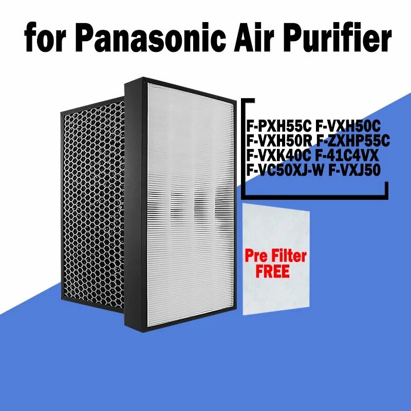 Фильтр H13 Hepa и активный уголь для Panasonic F-PXH55C