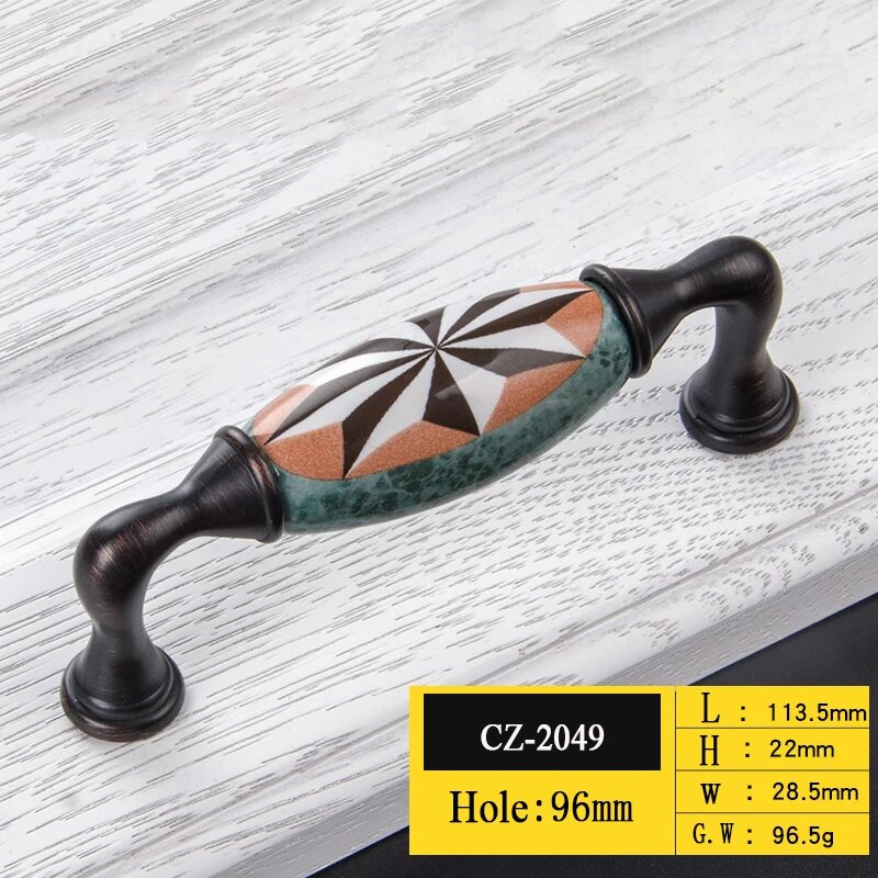 Керамические дверные ручки CZ-2049-96