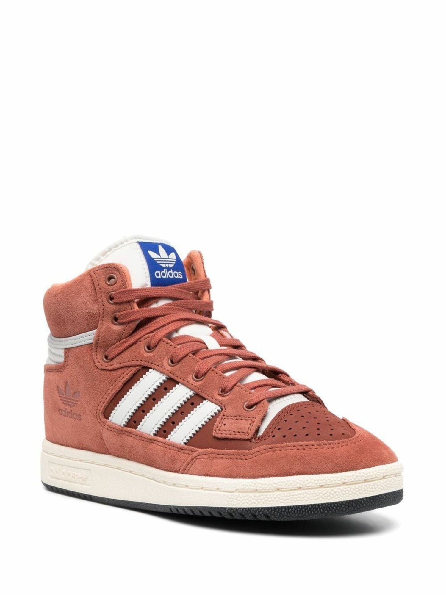 Кроссовки adidas Centennial 85 high-top sneakers, размер 9 US, коричневый/серый/оранжевый — фото 1
