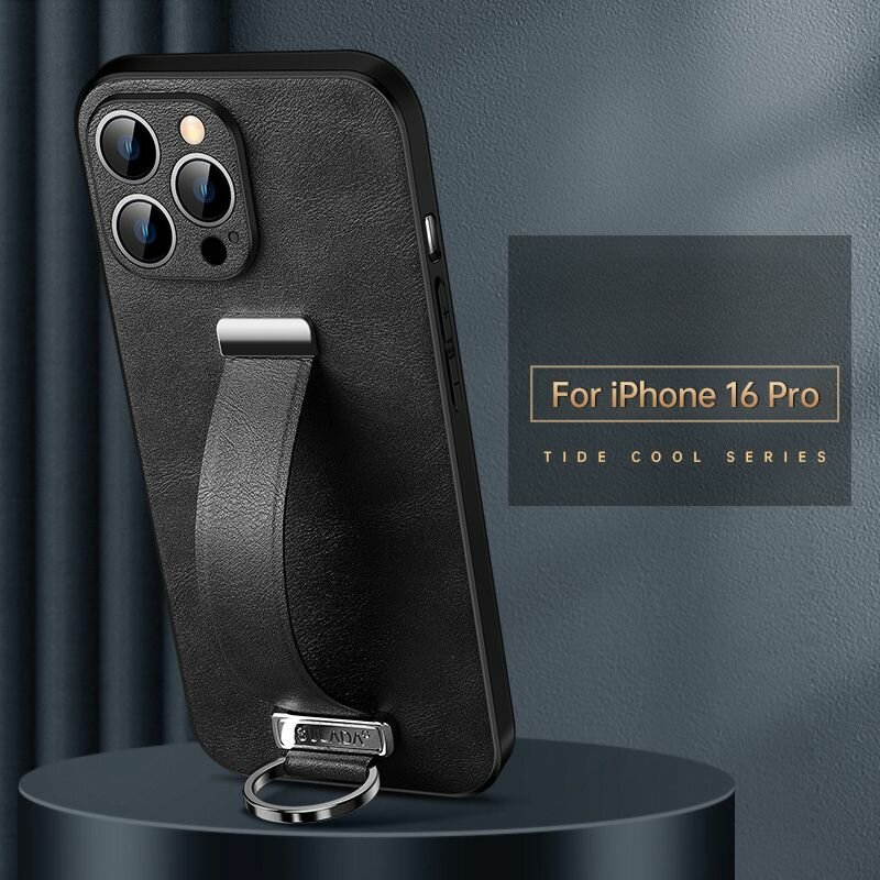 SULADA Роскошное коже чехол для Apple iPhone 16 Pro (Эпл Айфон 16 Про) Нескользящий и удобный