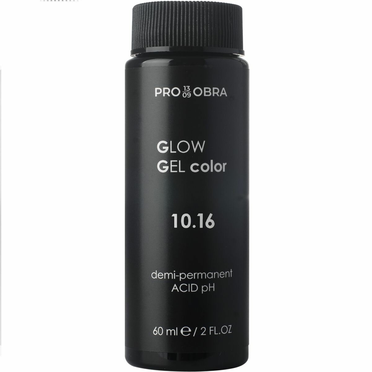 OBRA PRO13/09 Полуперманентный гелевый краситель GLOW GEL 10.16 Пепельный красный светлый блонд (клубника со сливками), 60 мл