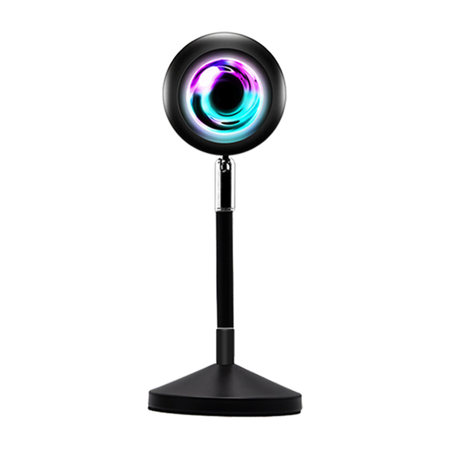 Красочный Проекционный Светильник Sunset с Дистанционным Управлением Rgb Rainbow Atmosphere Led Light