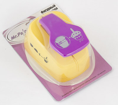 Mr.Painter MPB-63-LS76 Фигурный дырокол 6,3 см Завитки - декоративный инструмент скрапбукинга