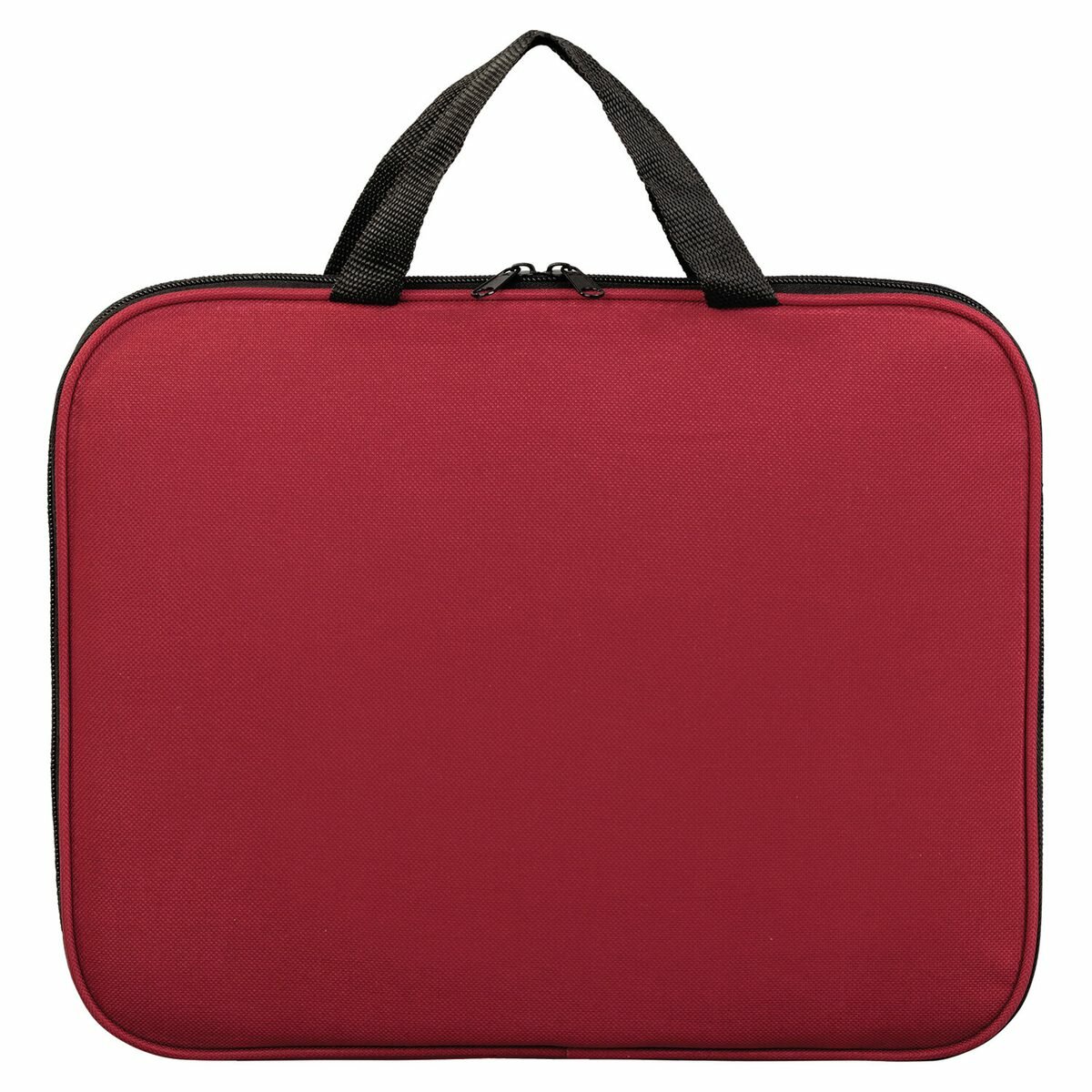 Папка с ручками А4 Staff Everyday, полиэстер, бордовая, на молнии (270738), 10шт.