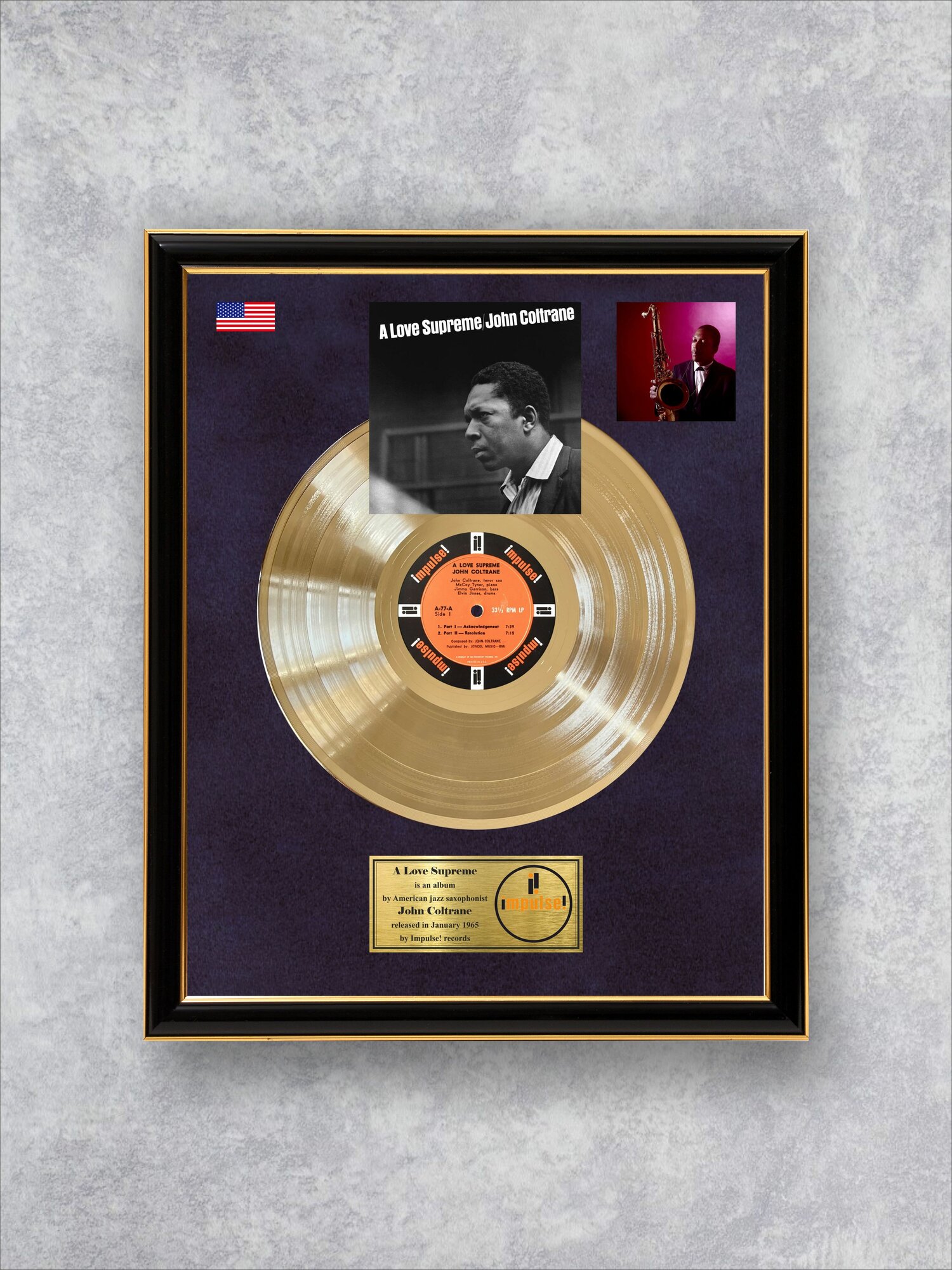 Картина в рамке John Coltraine A Love Supreme