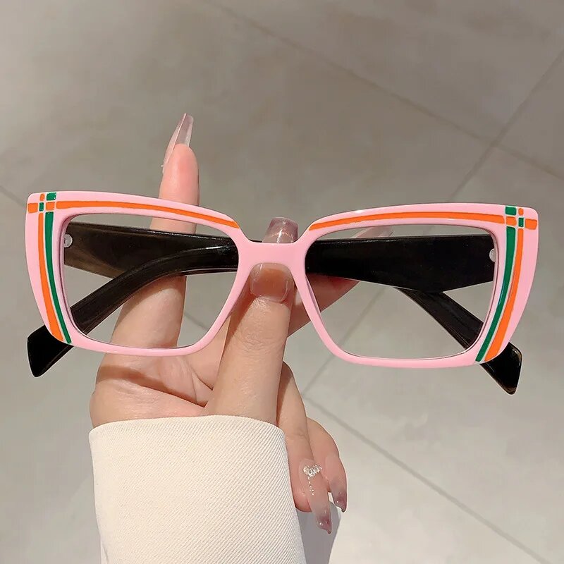 FELRES Женские очки для чтения с защитой от синего света +0-+6.0 Pink, 0, Розовый