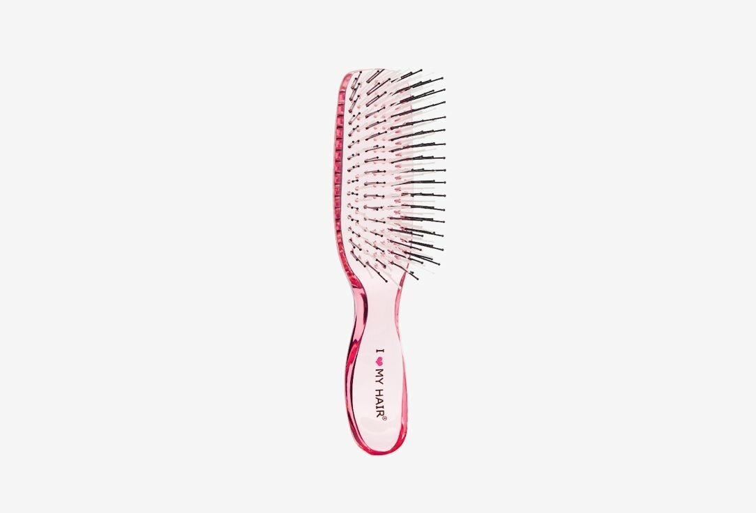 Парикмахерская щетка для мокрых волос I LOVE MY HAIR Русалочка 1803 розовая