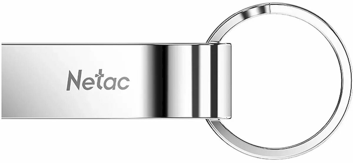 Флеш Диск Netac U275 8Gb , USB2.0, с кольцом, металлическая