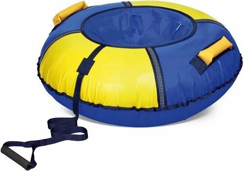 Тюбинг "Классический+ " ТБ6К-100/СЖ2 (синий-желтый)