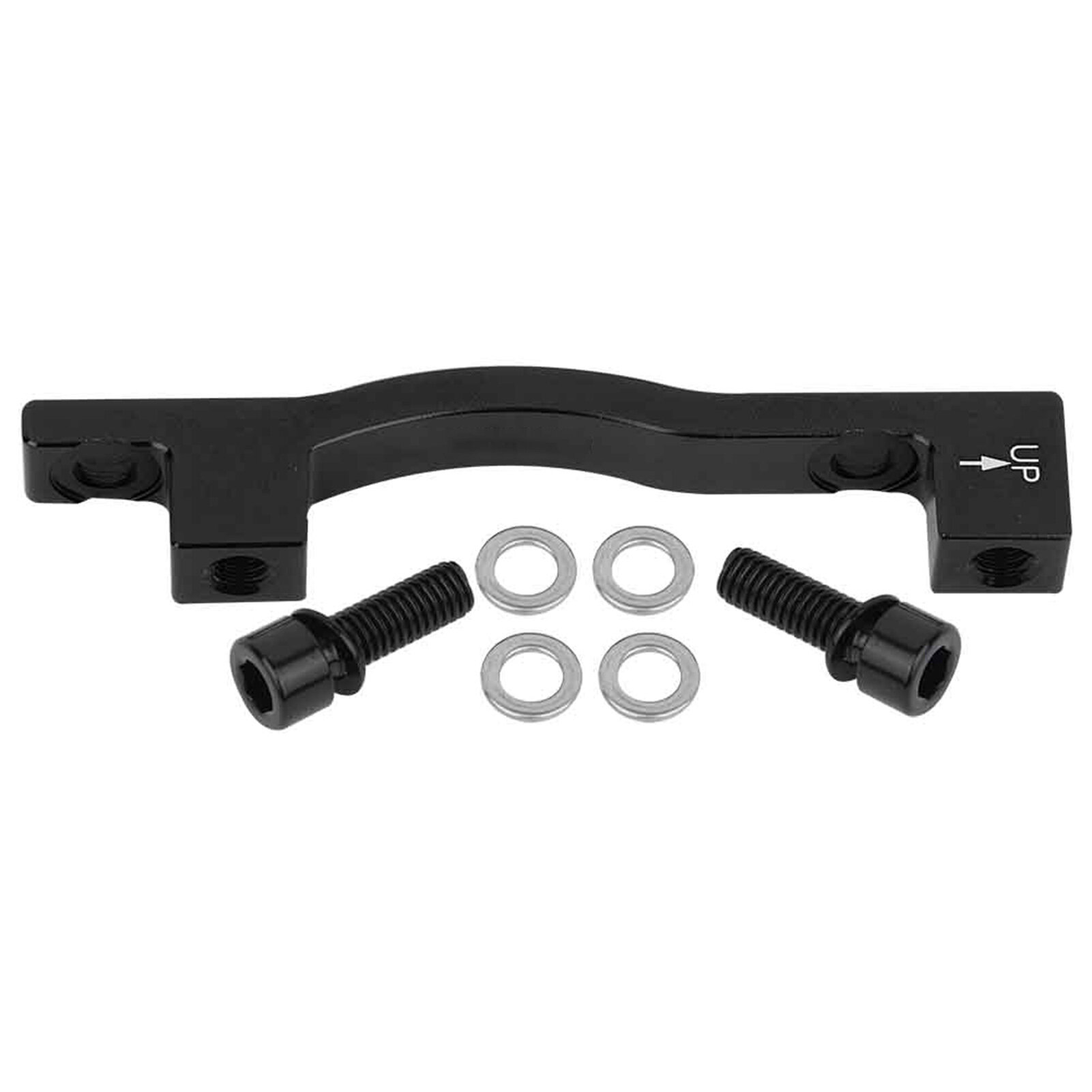 Durable Bike Disc Brake Mount Caliper Adapter A -F203 for MTB Mountain Bicycle(black)