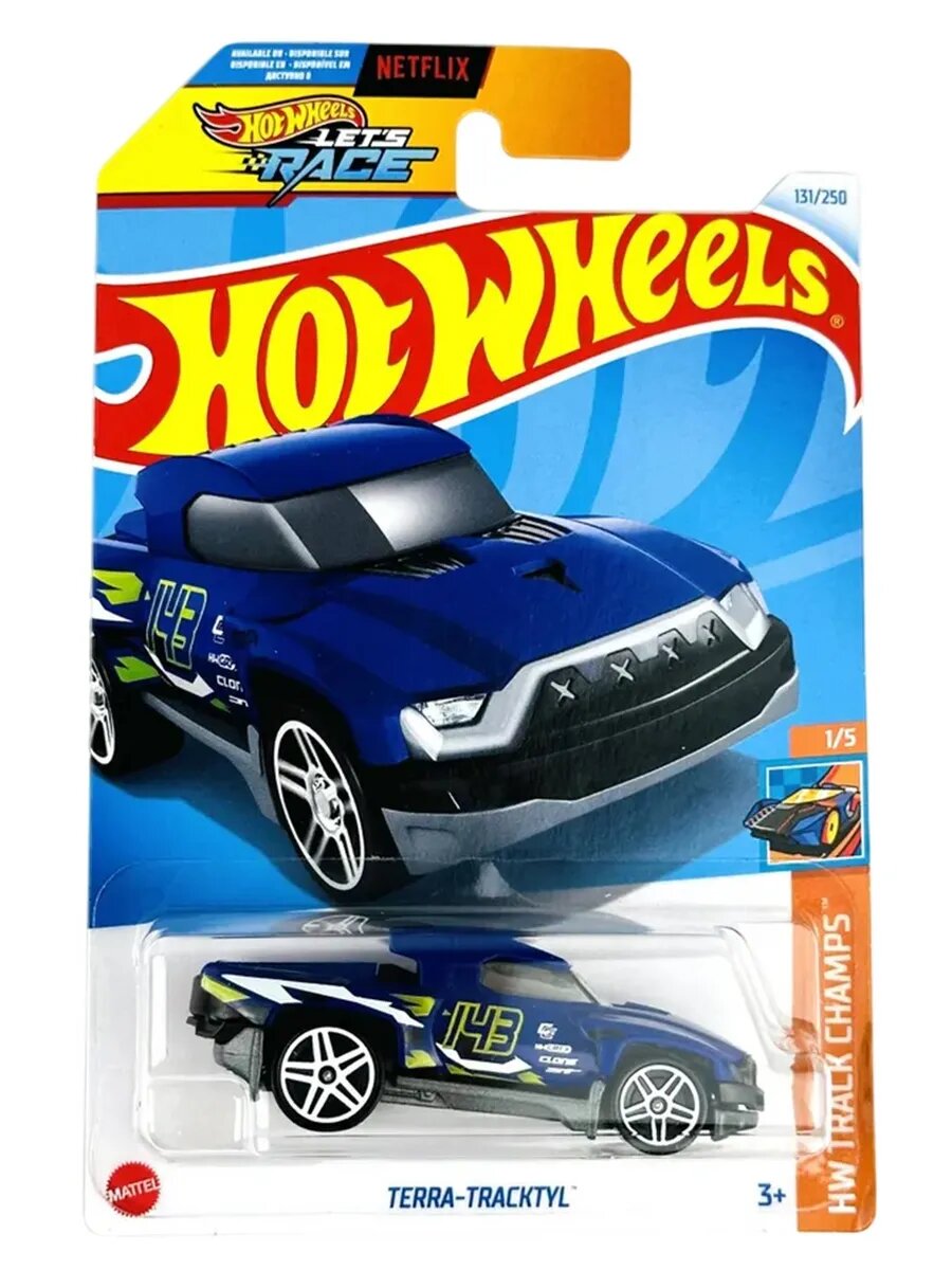 HTD48 Hot Wheels машинка металлическая игрушка коллекционная масштабная модель Terra Tracktyl Кейс 2024