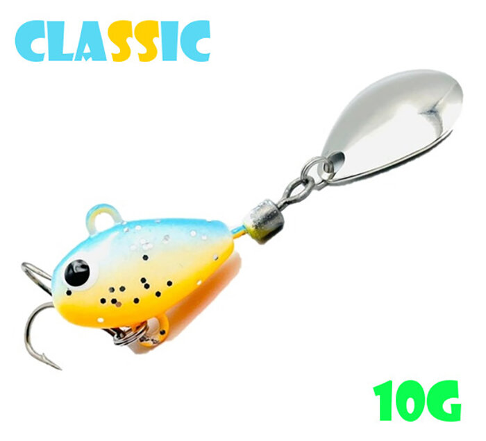 Блесна Тейл-Спиннер для рыбалки Uf-Studio Hurricane 10g #Classic