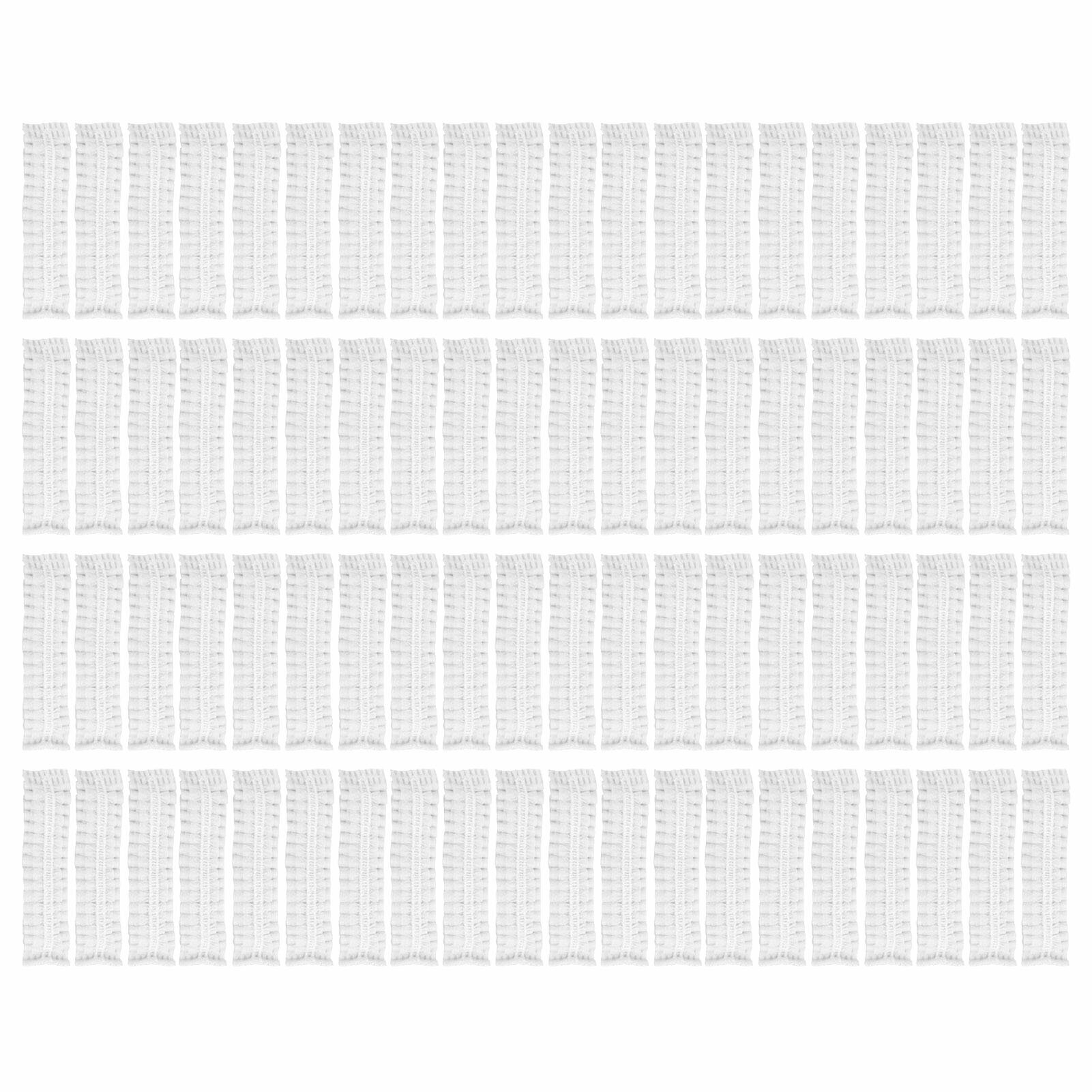 100 шт. одноразовые чехлы для наушников, эластичные гигиенические чехлы для наушников для большинства наушников, белые