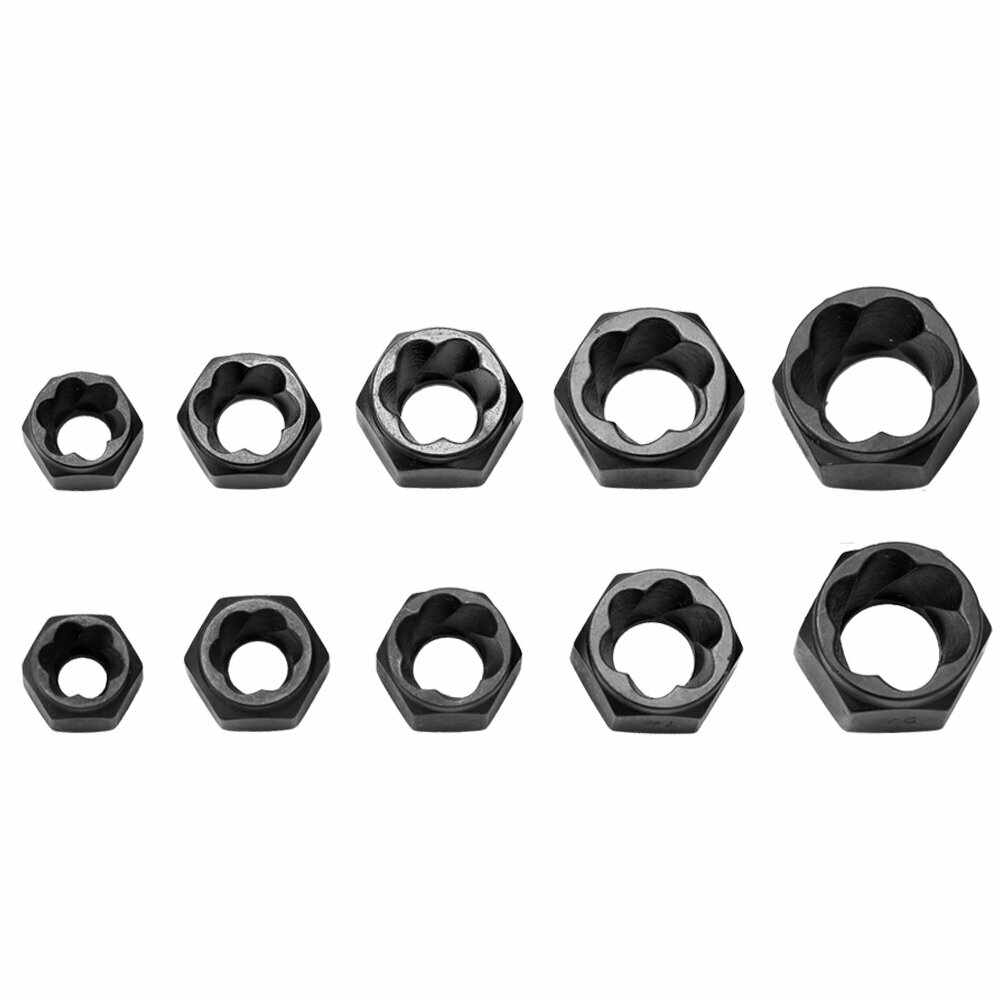 10 шт. Компл Поврежденный Набор Инструментов Для Снятия Болта Гайки Винта Экстрактор Инструменты Для Удаления