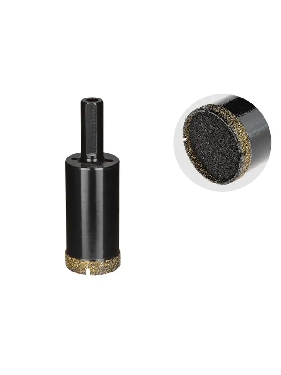 Коронка алмазная d 25 мм GEPARD керамогранит (GP2077-25)