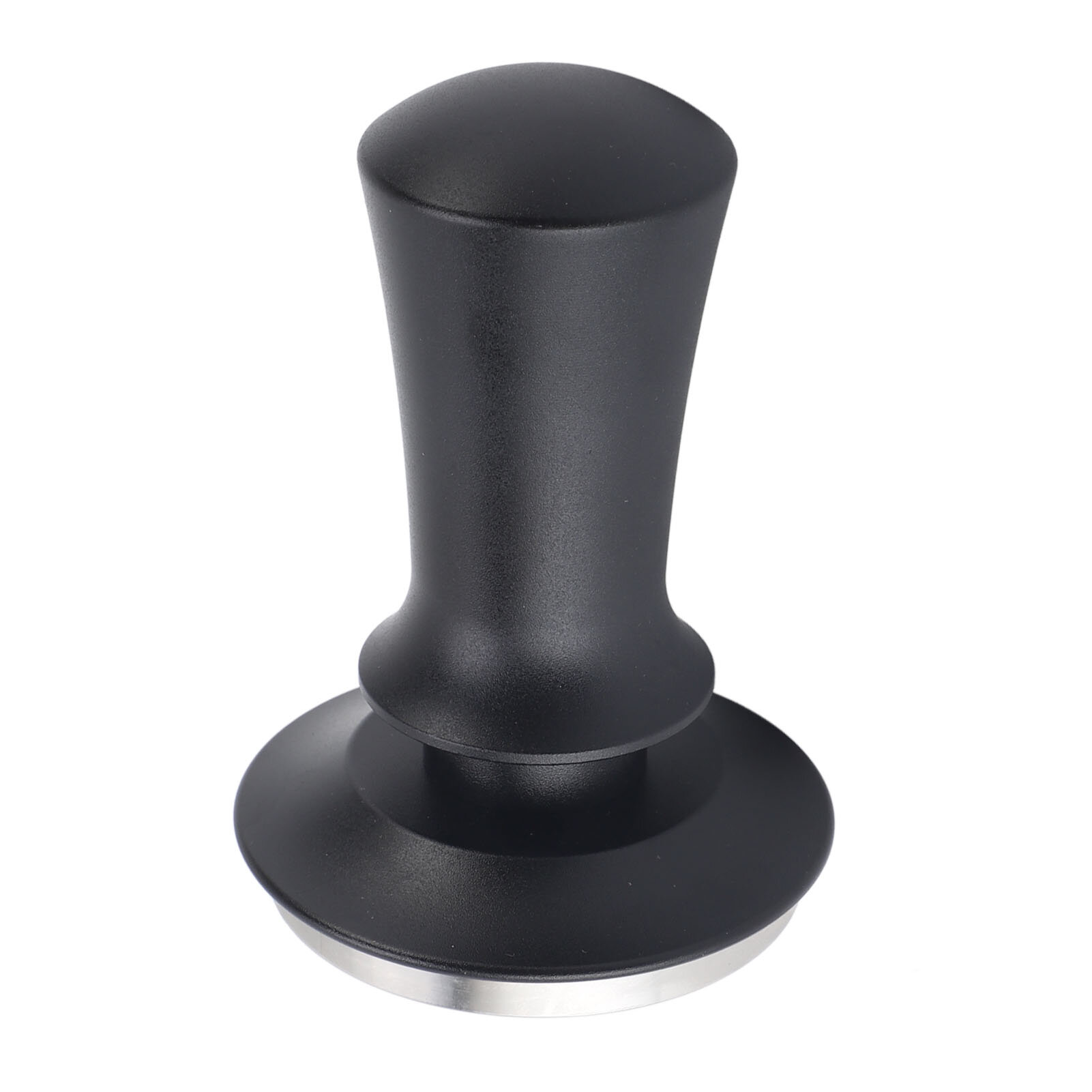 Темпер с плоским основанием из нержавеющей стали 304, инструмент для улучшения вкуса кофе для кофемашины, черный 2,3 дюйма