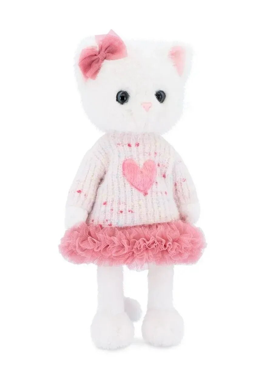 Каркасная мягкая игрушка кошка Lucky Kitty Sophie: Нежное очарование 37 см