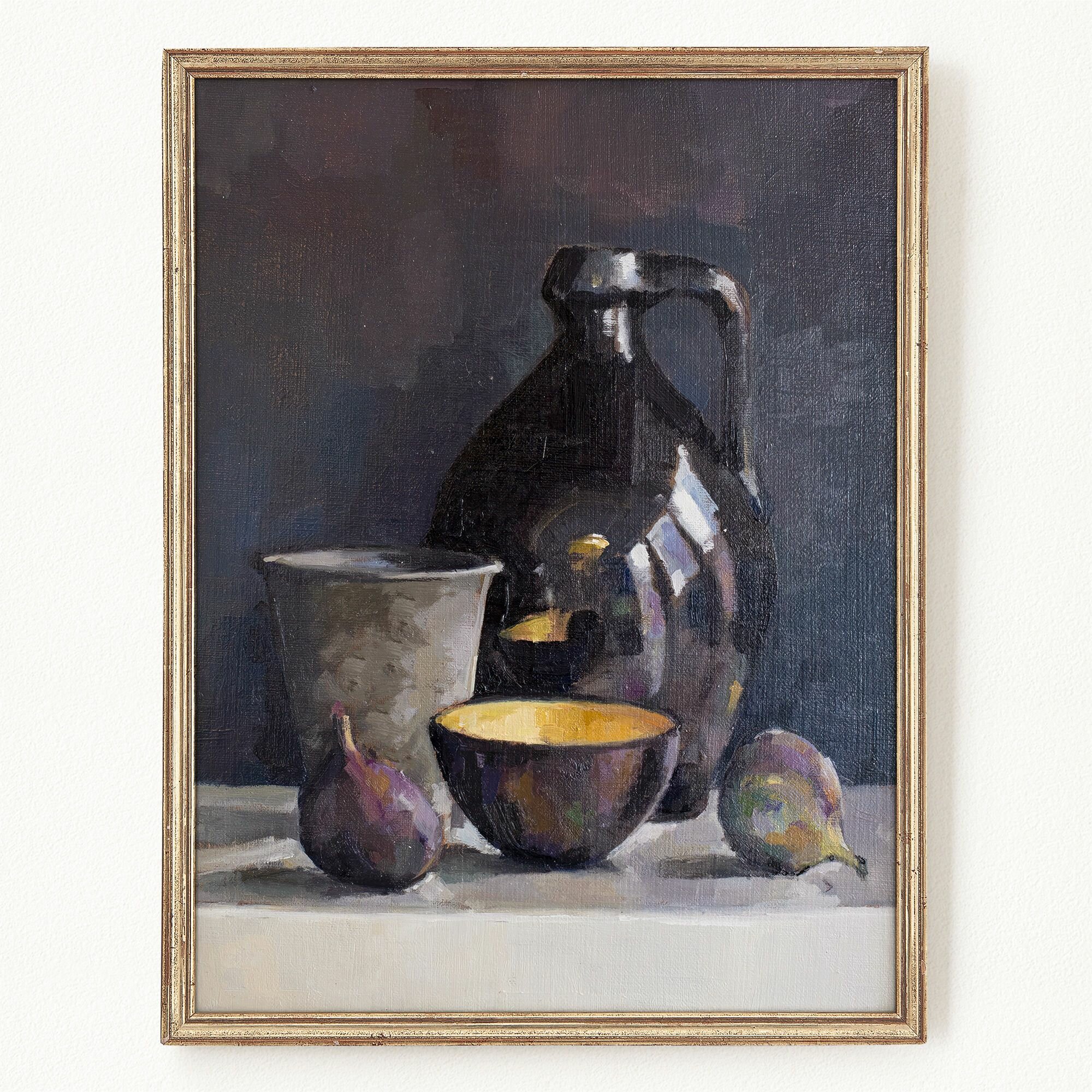 Постер "Золотая чаша и черный кувшин - Энни Уоринг", 30х40 см (без рамки)