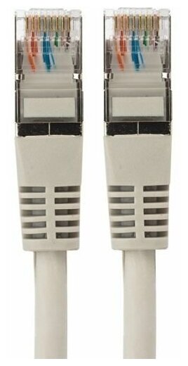 Кабель патч-корд U/UTP 5e кат. 5м Rexant 18-8007 неэкранированный, LSZH серый, 5 м