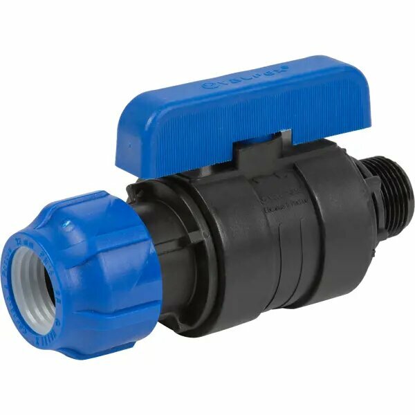 Кран шаровой ПНД 32x1" наружная резьба