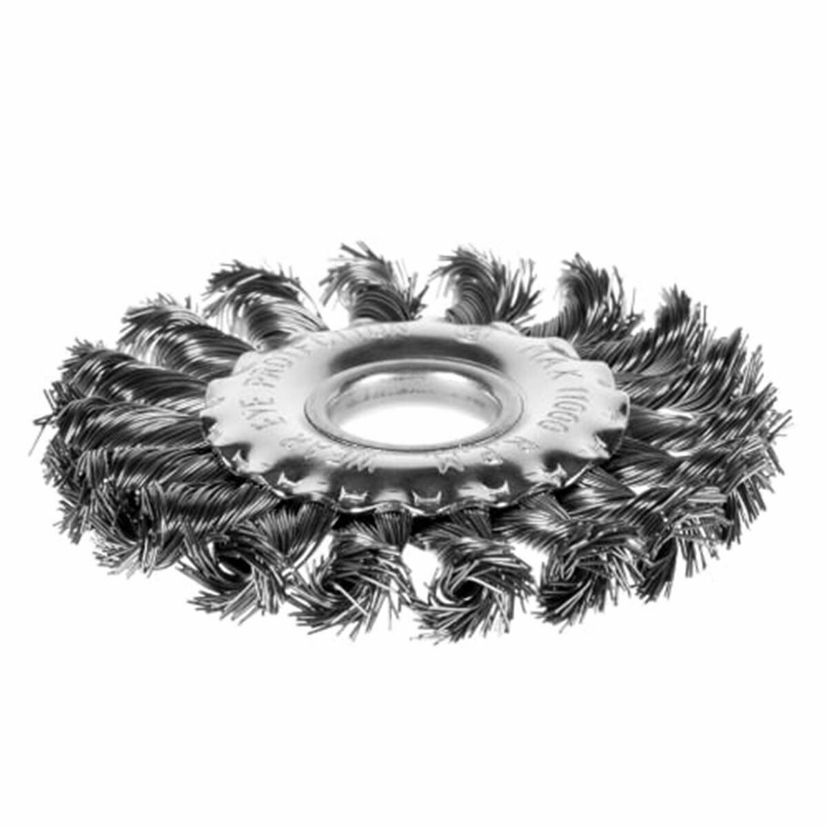 Щетка для УШМ дисковая из крученой проволоки 100 мм