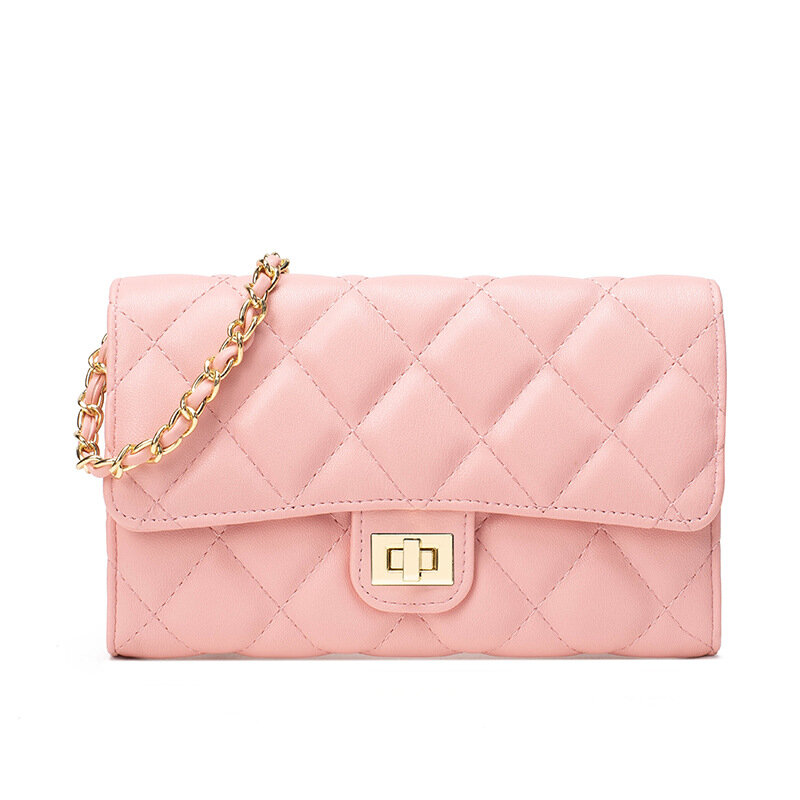 Высококачественная универсальная стеганая сумка на цепочке в стиле Chanel 2025 года, модная сумка большой вместимости для женщин, новая женская сумка через плечо