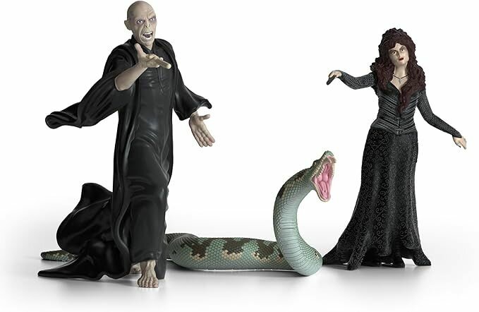Фигурки Schleich Harry Potter - Лорд Волан-де-Морт, змея Нагини и Беллатриса Лестрейндж - Шляйх Гарри Поттер 42684