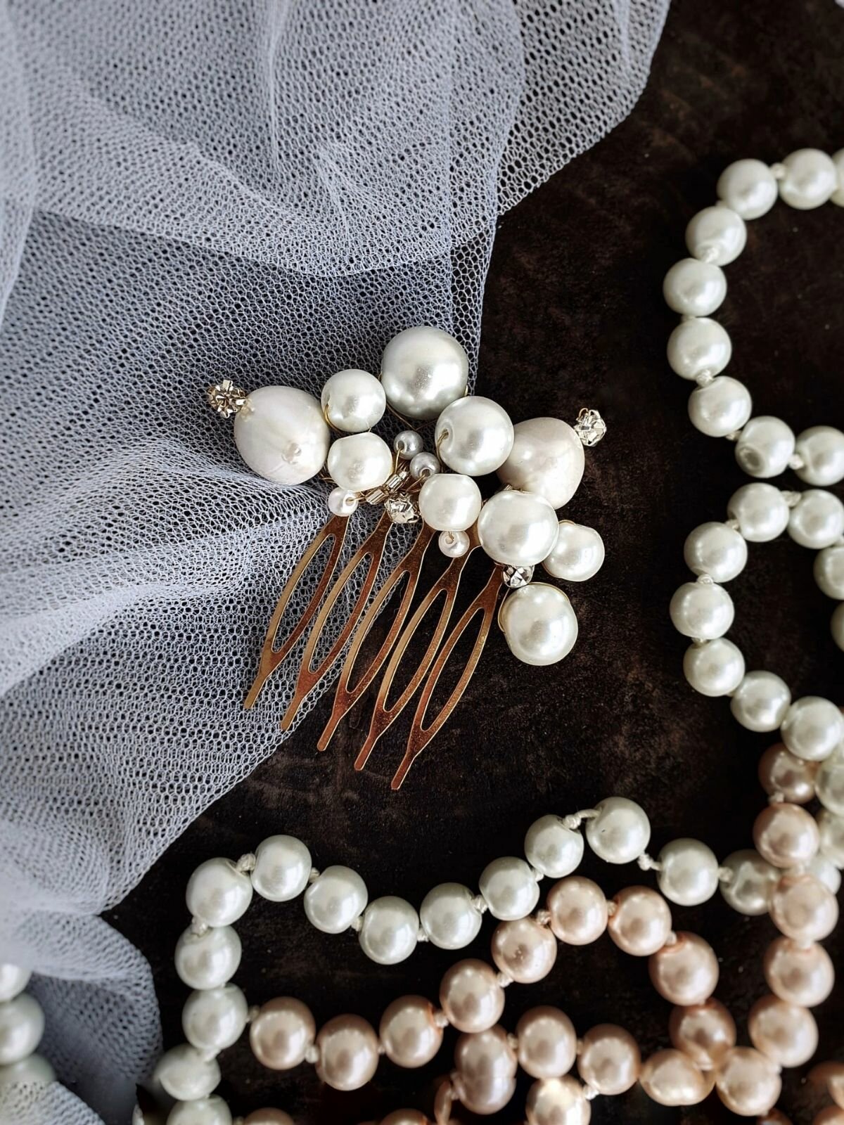 Жемчужный гребень в прическу, 1шт. Украшение в прическу, свадебный гребень, гребень с жемчугом, свадебная заколка, гребень для прически невесты