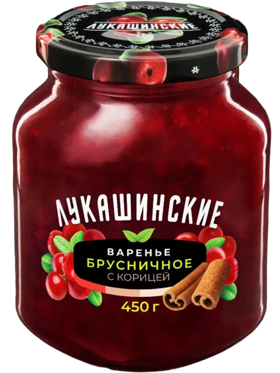 Варенье брусничное с корицей 450г