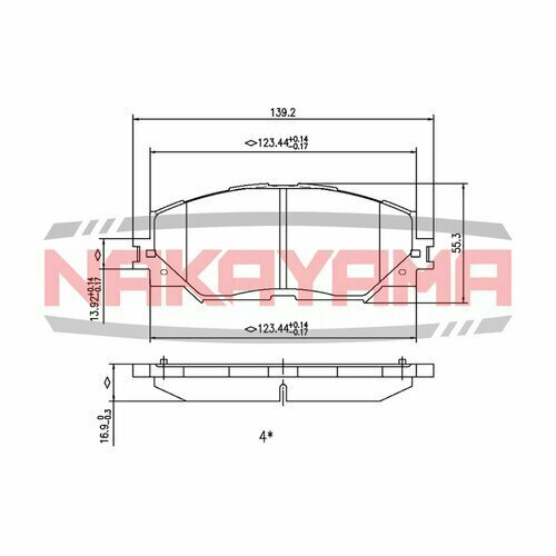 Тормозные колодки Nakayama p2029ny