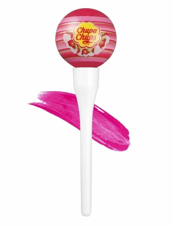 CHUPA CHUPS Губная помада, жидкая помада-тинт в оттенке Strawberry & Cream