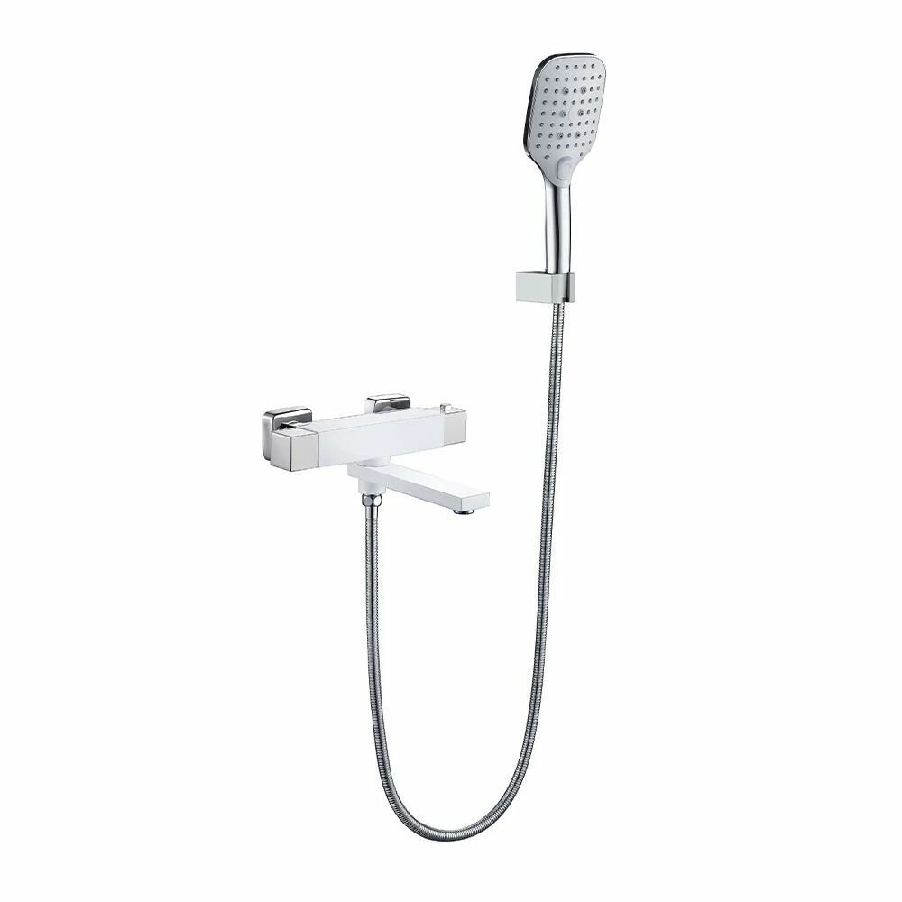 Термостатный смеситель для ванны ViEiR V393533F Белый + Хром