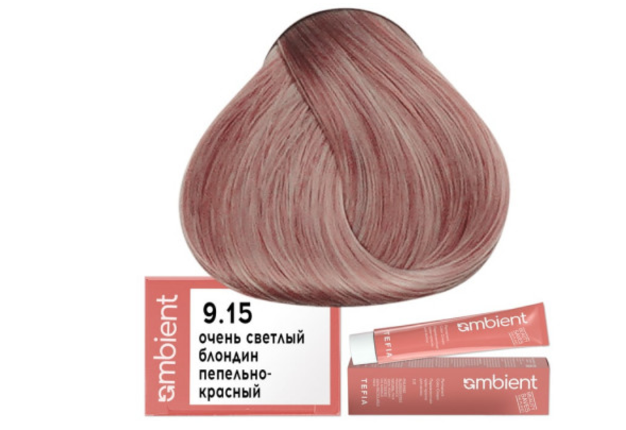 Крем-краска для волос AMBIENT 9.15 Tefia