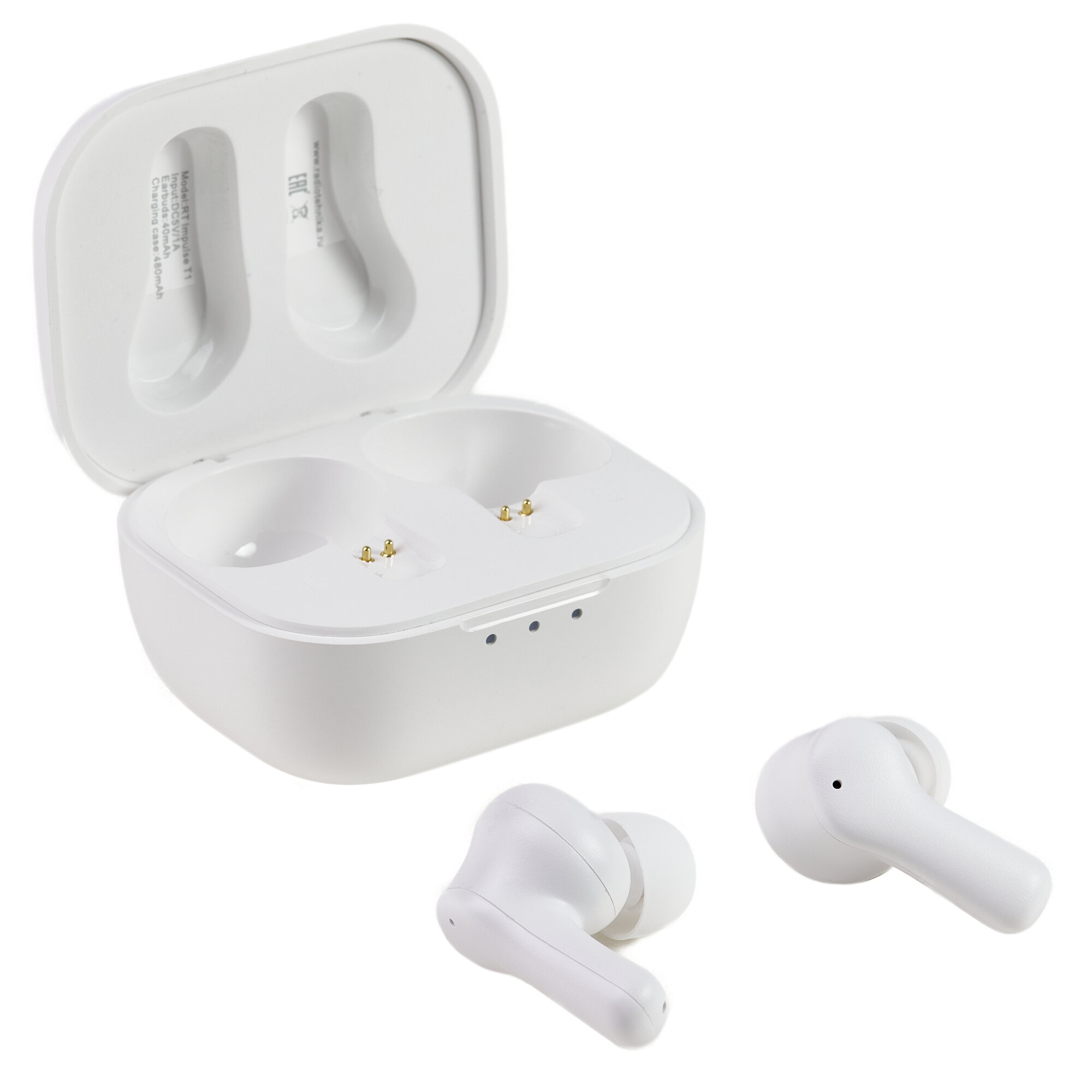 Беспроводные наушники Radiotehnika Impulse T1 White
