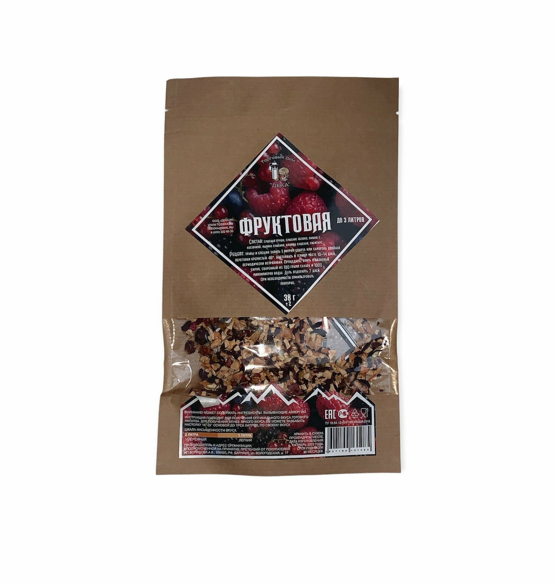 Настойка Фруктовая Дека