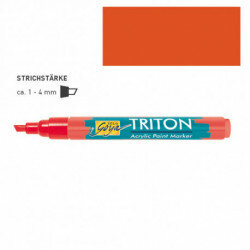 Киноварь художественный акриловый маркер "Solo Goya" Triton" 1-4 мм