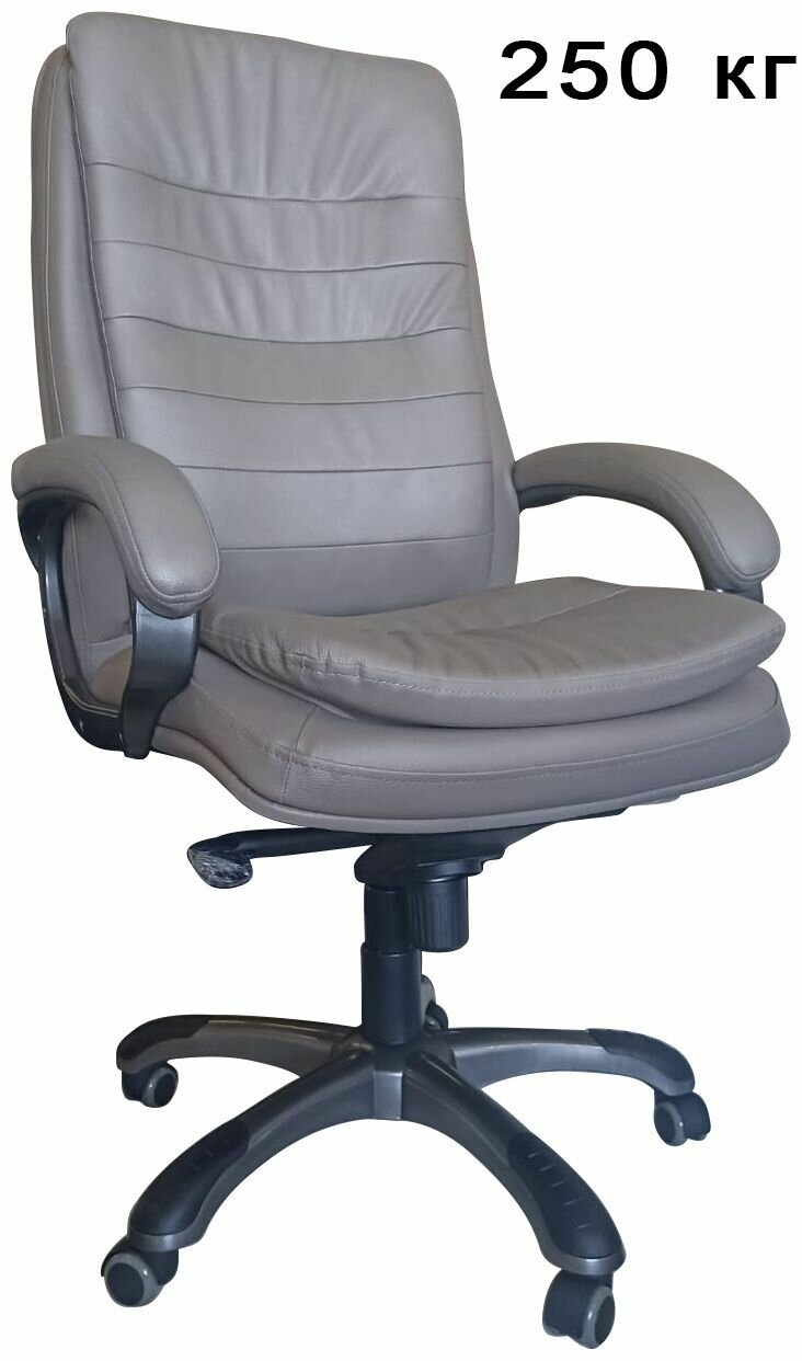 Валенсия Silver натуральная кожа Мадрас серая