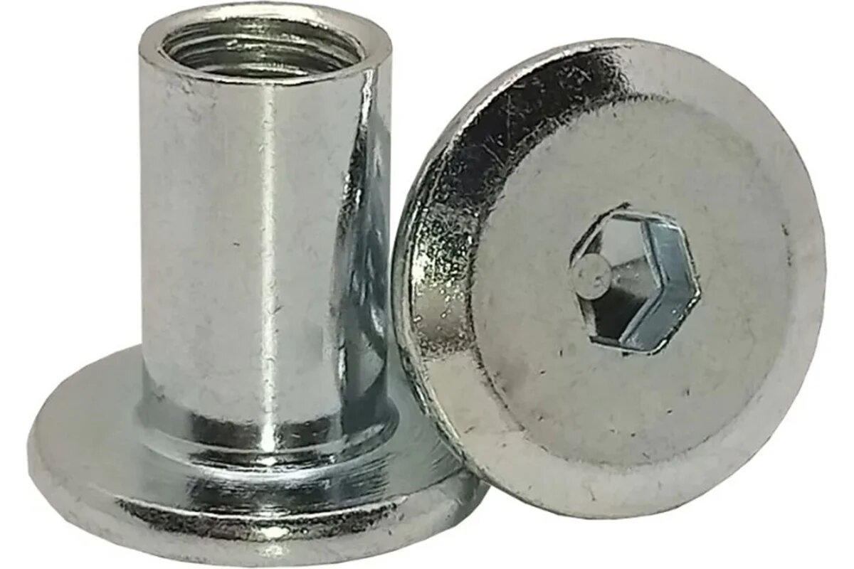 Гайка Эриксона КрепСтройГрупп М8, плоская головка, набор 50 шт, 146700