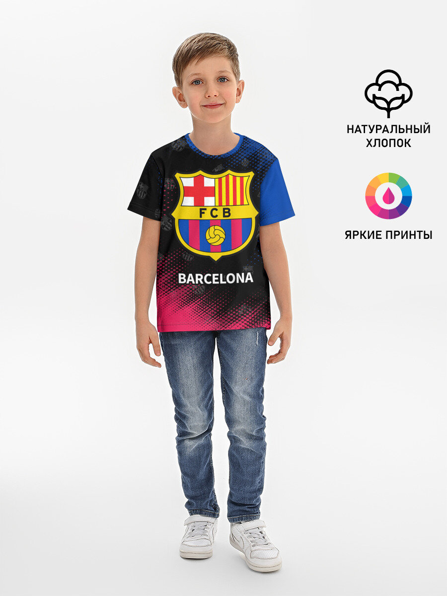 Футболка хлопковая детская BARCELONA / БАРСЕЛОНА